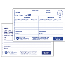 Dietary Tray Cards